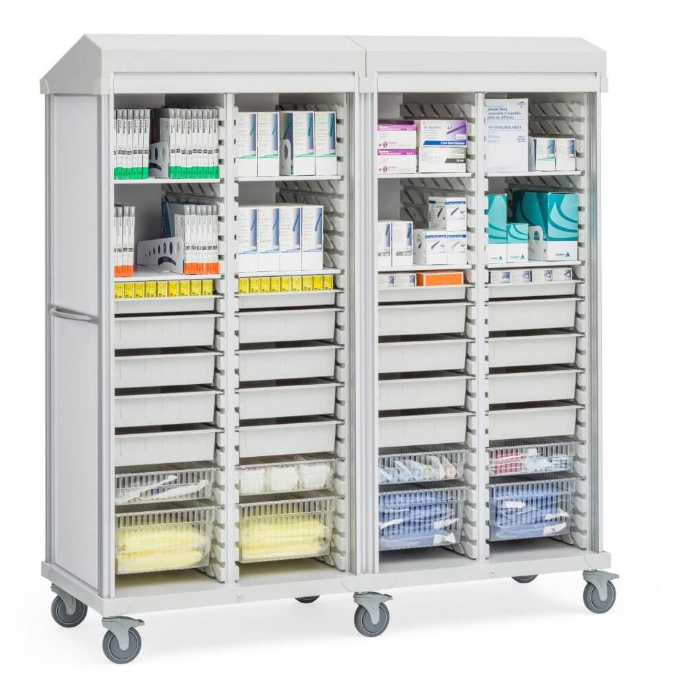 Roam 4 Medical Supply Carts | Mobile Hospital Storage Carts