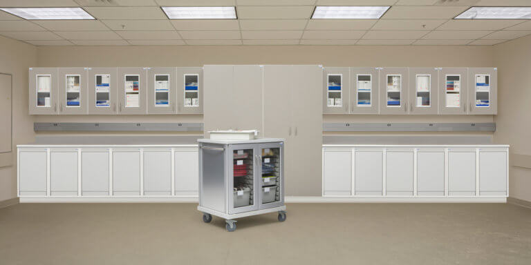 Roam Counter-Height Mobile Medical Carts | InnerSpace Healthcare