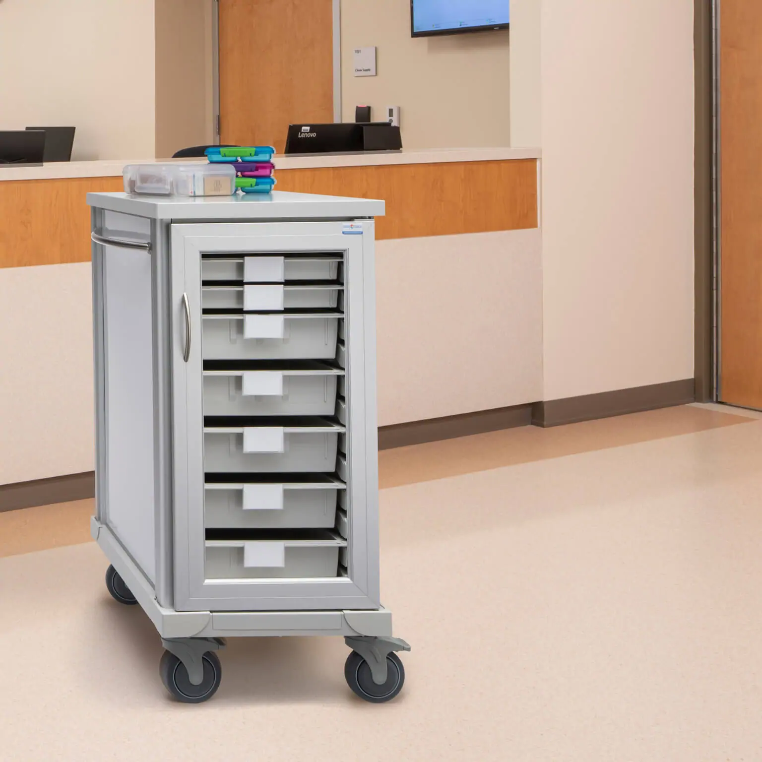 Roam Supply Carts by InnerSpace | Hospital Carts | Catheter, Suture Carts