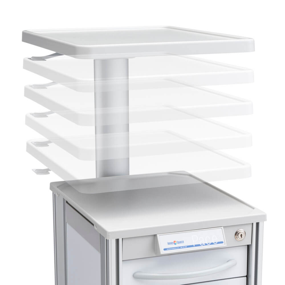 Adjustable Work Surface | Cart Accessory | Innerspace Healthcare