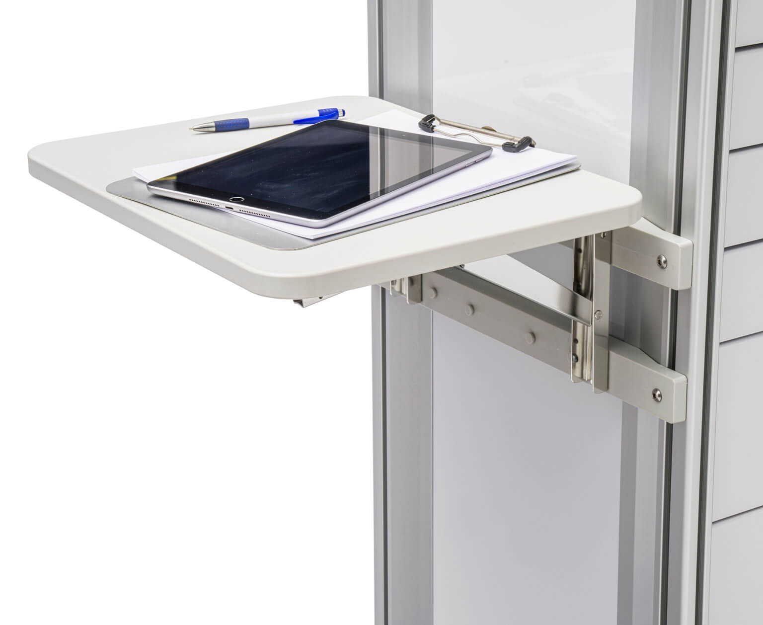 Flip Up Work Surface | Supply Cart Accessory | Innerspace Healthcare