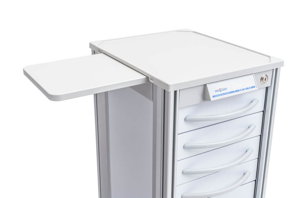 Pull-Out Work Surface | Supply Cart Accessory | Innerspace Healthcare