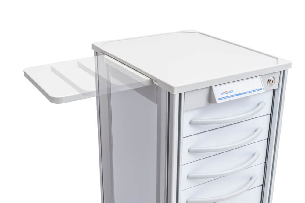 Pull-Out Work Surface | Supply Cart Accessory | Innerspace Healthcare