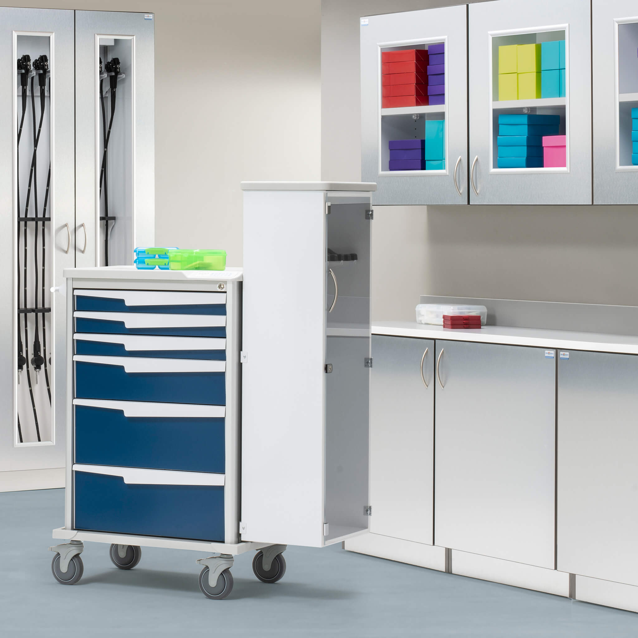 Endoscope Storage - Endoscopy Carts, Scope Cabinets