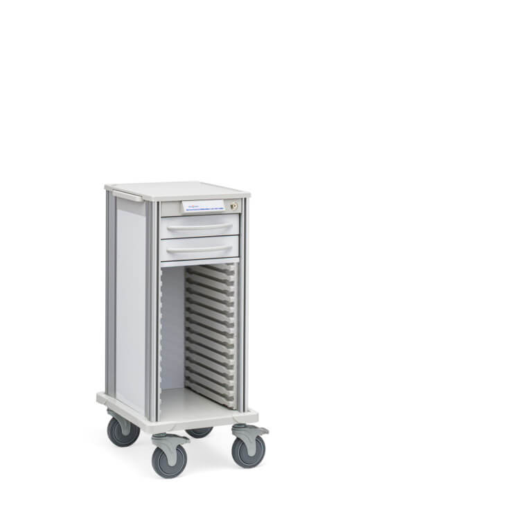 Pace N27 Procedure Cart | Narrow Hospital Cart | InnerSpace Healthcare