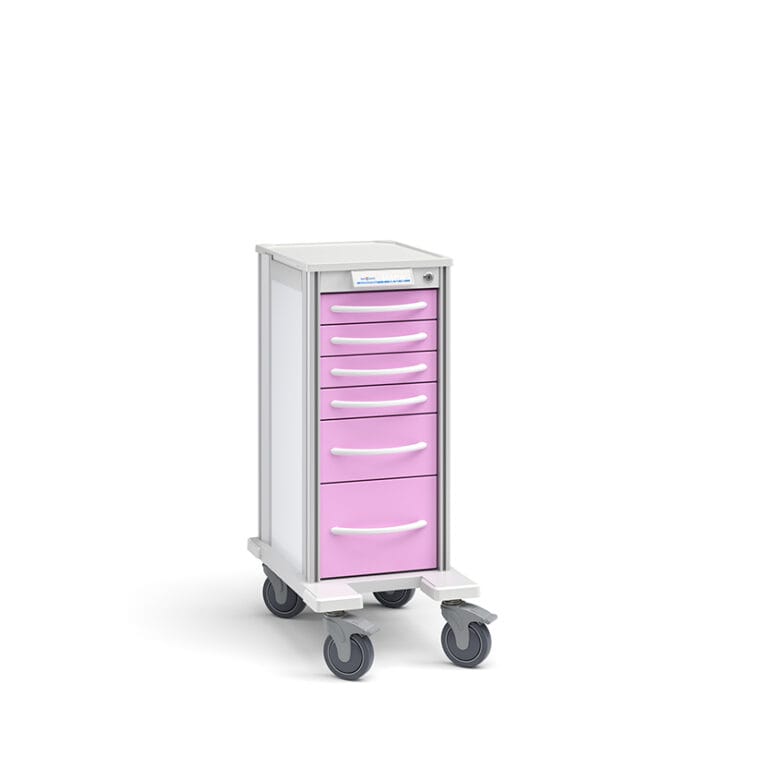 Pace N27 Procedure Cart | Narrow Hospital Cart | InnerSpace Healthcare