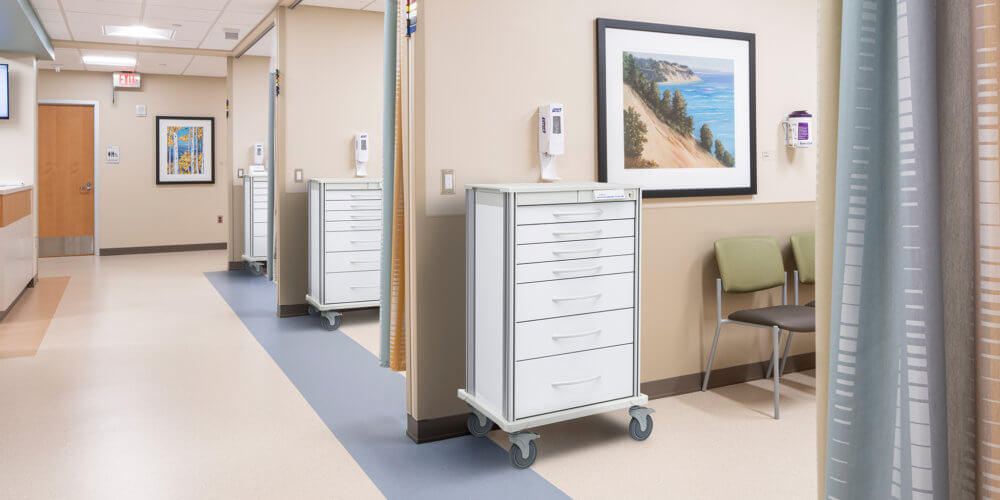 Pace Procedure Carts | Healthcare Carts | InnerSpace Healthcare