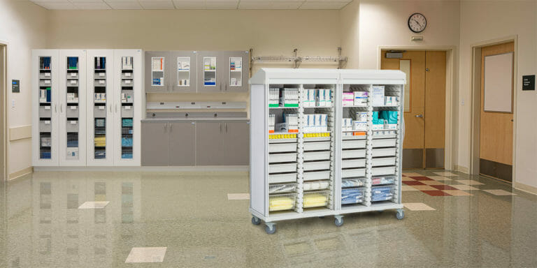Roam Standard Mobile Medical Carts | InnerSpace Healthcare