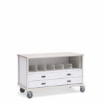 ECP Cart with Dividers | Roam Medical Carts | InnerSpace Healthcare
