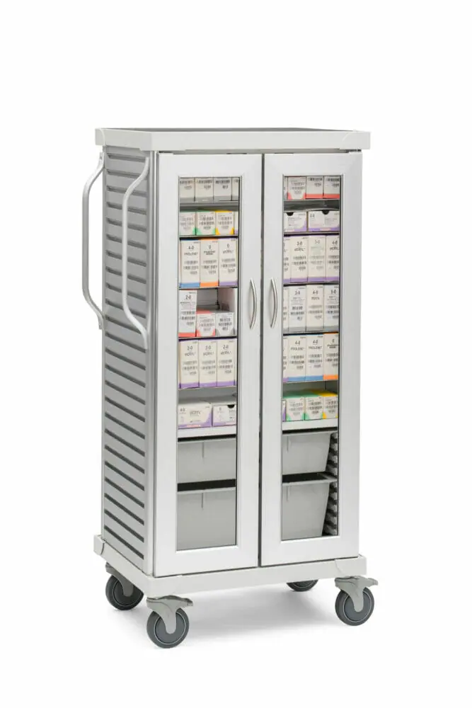 Roam Closed Suture Cart | Medical Supply Carts | Innerspace Healthcare