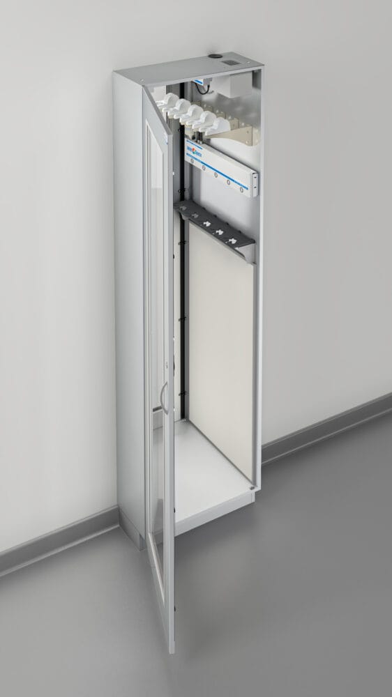 Scope Drying and Tracking Pass-Through Cabinet | Innerspace