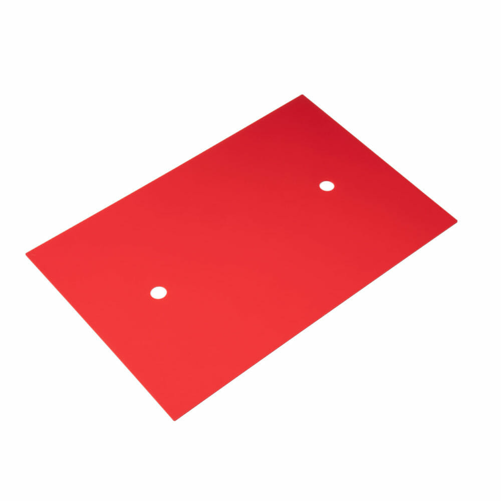 6" H Tray, Red | Scope Transport Cart Accessory | Innerspace Healthcare